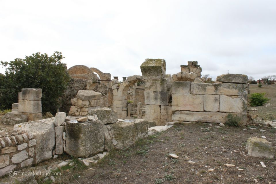 Baths West or of the Capitol Termae - Maktar Maktaris - Tunisia Numidia ...