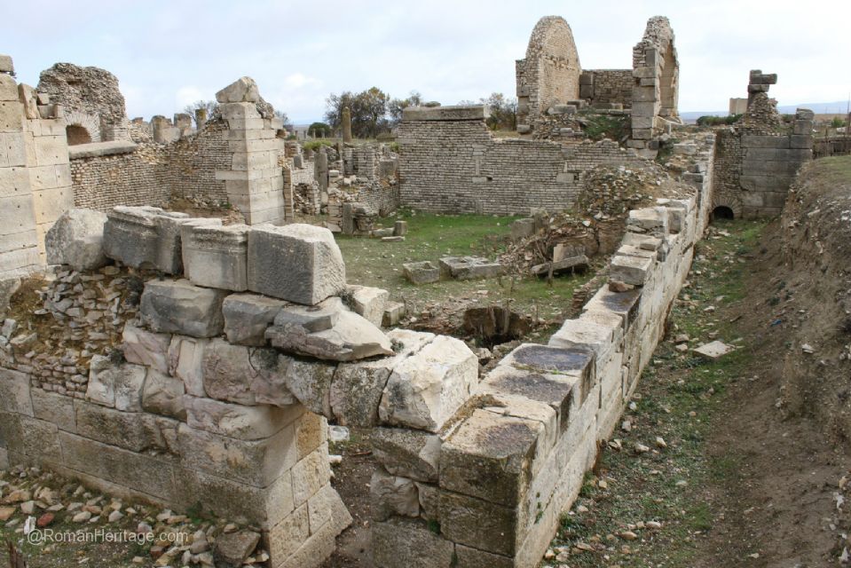 Baths West or of the Capitol Termae - Maktar Maktaris - Tunisia Numidia ...