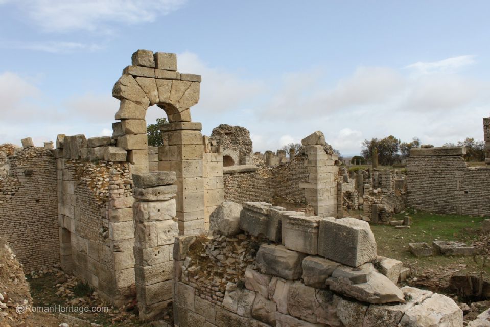 Baths West or of the Capitol Termae - Maktar Maktaris - Tunisia Numidia ...