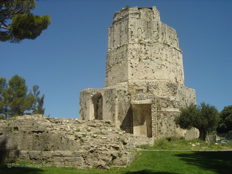 France Nîmes Magna Tower Tour Magne - Monumenta Arches & Monuments ...
