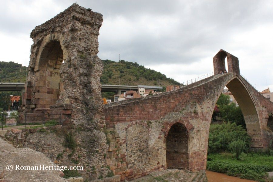 Martorell Bridge and Arch puente del Diablo y arco - Barcelona ...